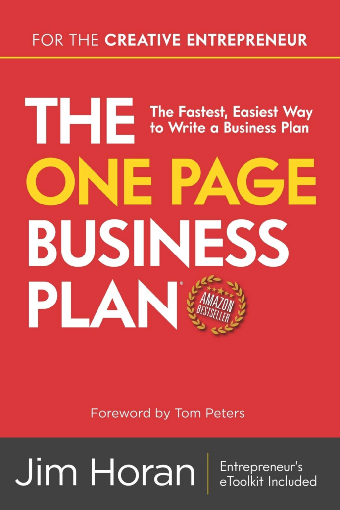 The One Page Business Plan - Sara Mears Communication By Design